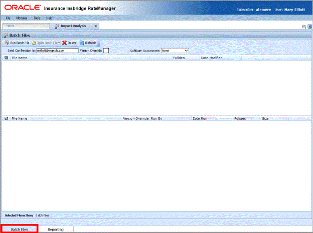 Navigating to Impact Analysis